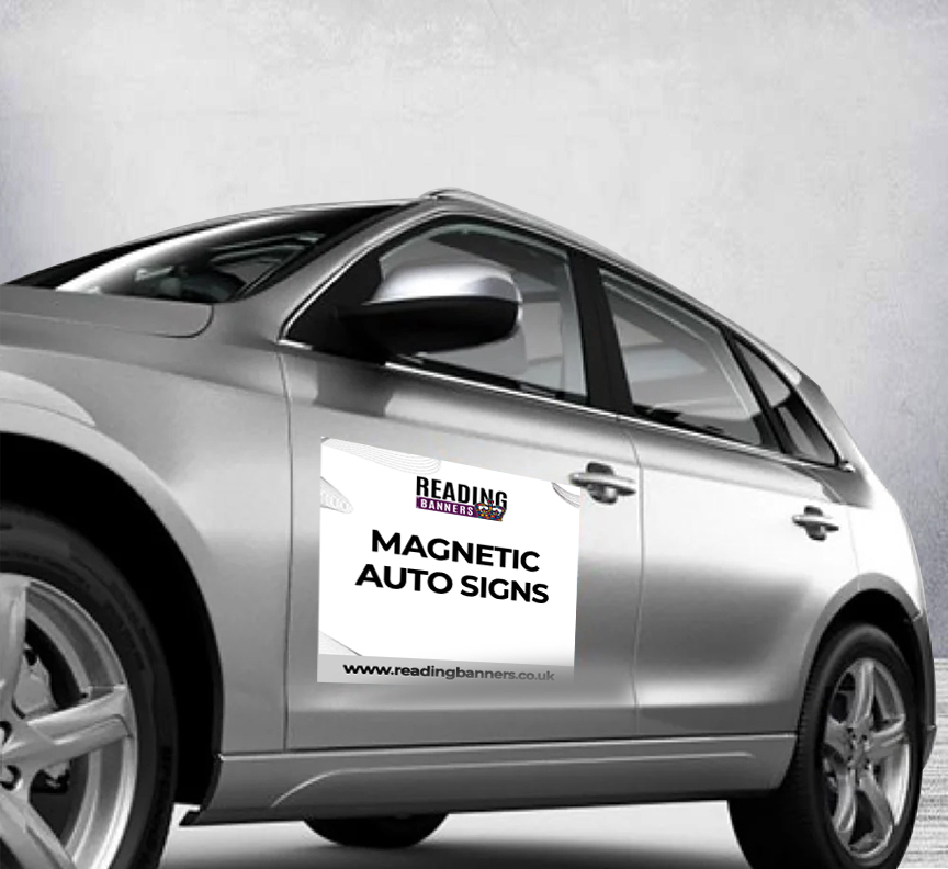 Magnetic Auto Signs Same Day & Next Day Printing Reading