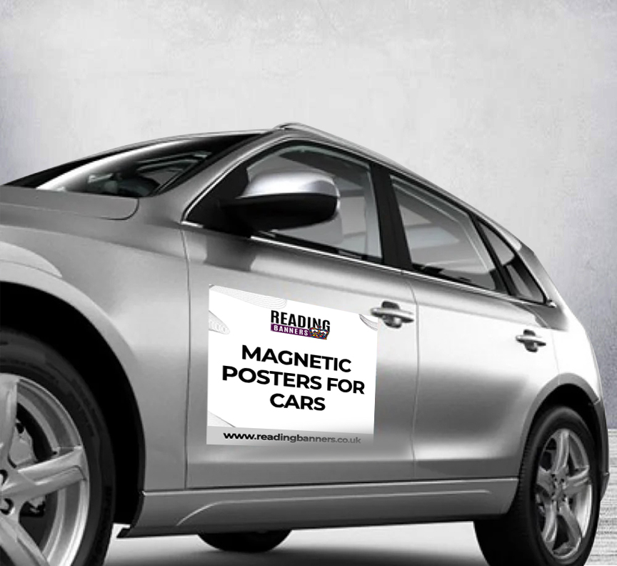 Magnetic Posters for Cars Same Day & Next Day Printing Reading