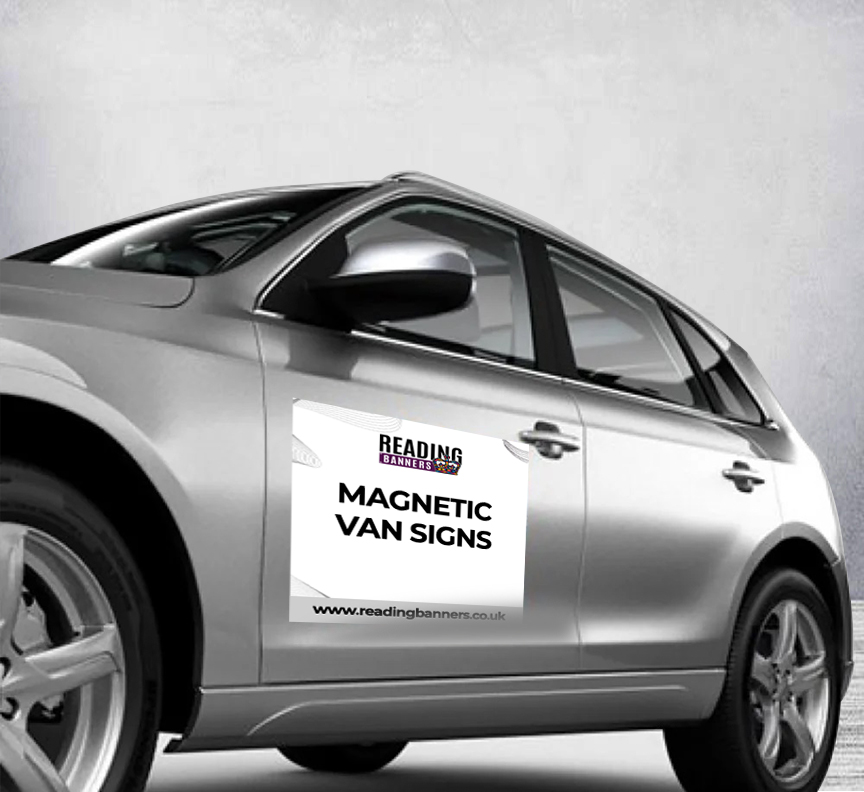 Magnetic Van Signs Same Day & Next Day Printing Reading