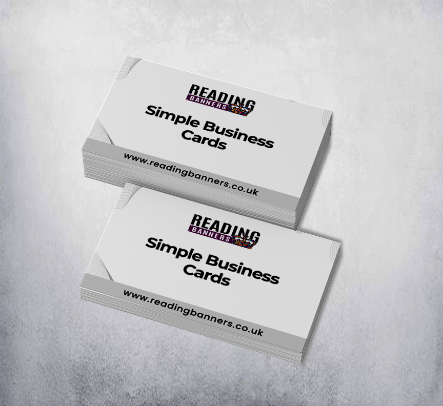 Simple Business Cards Same Day & Next Day Printing Reading